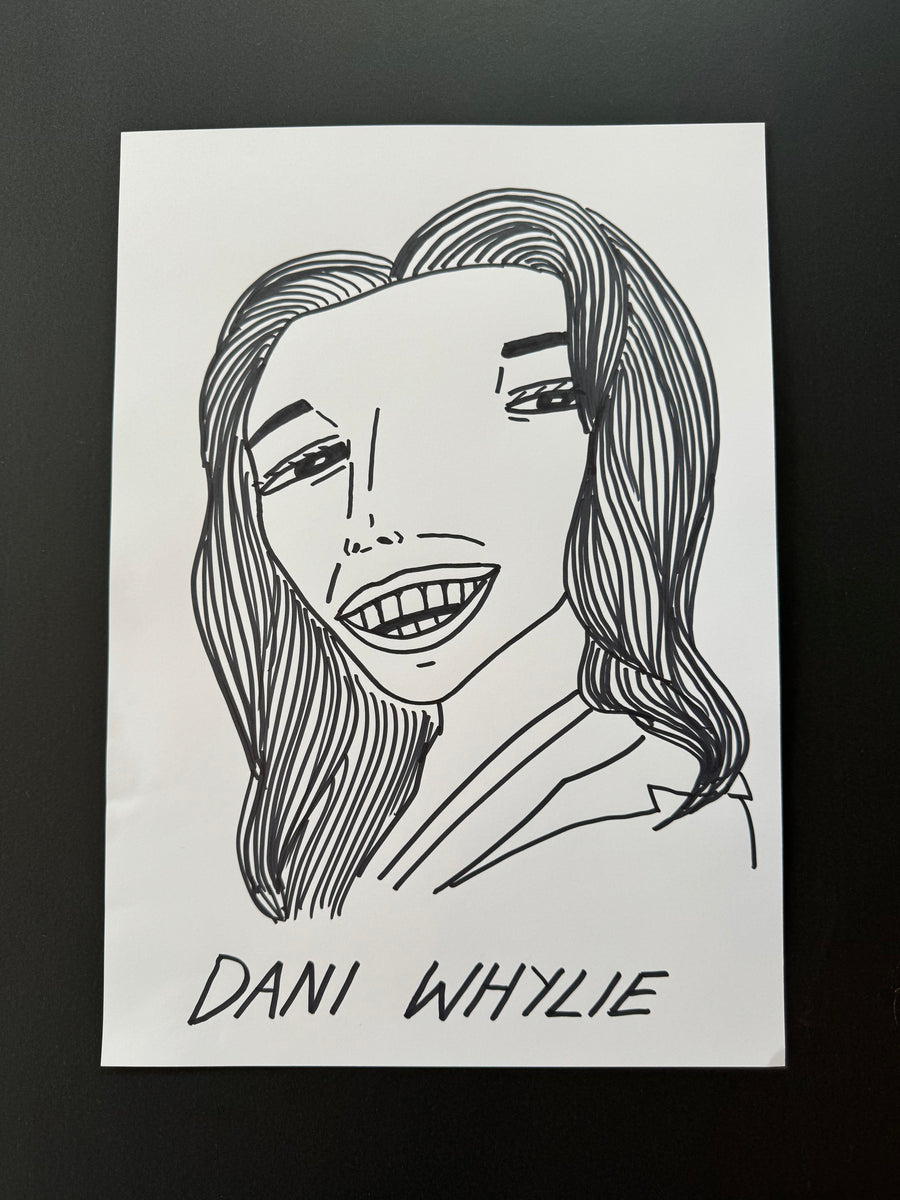 Badly Drawn Dani Whylie - Original Drawing - A3. – Badly Drawn Celebs