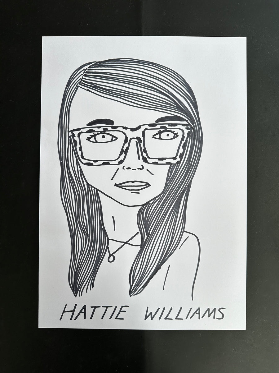 Badly Drawn Hattie Williams - Original Drawing - A3. – Badly Drawn Celebs