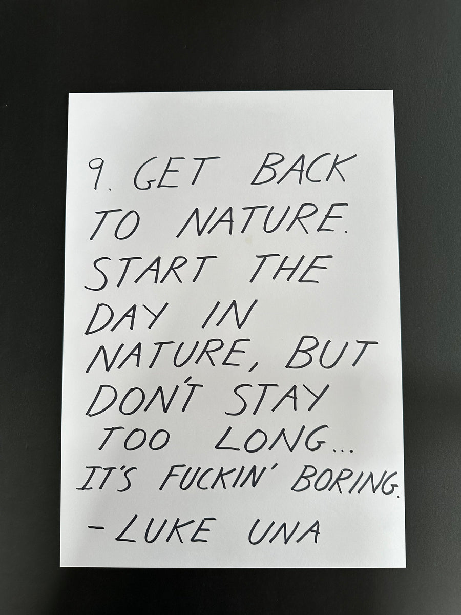 Badly Drawn Luke Una (plus inspirational quote) - Original Drawing - A ...