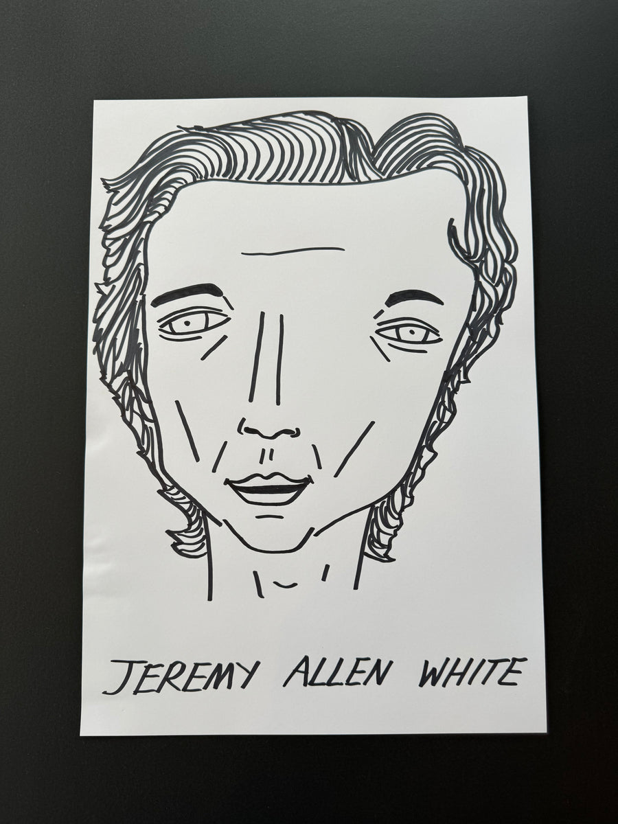 Badly Drawn Jeremy Allen White - Original Drawing - A3. – Badly Drawn ...