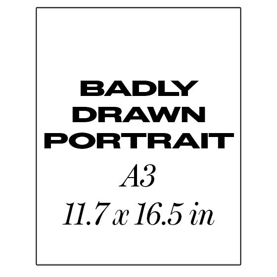Custom Badly Drawn Portrait – Badly Drawn Celebs
