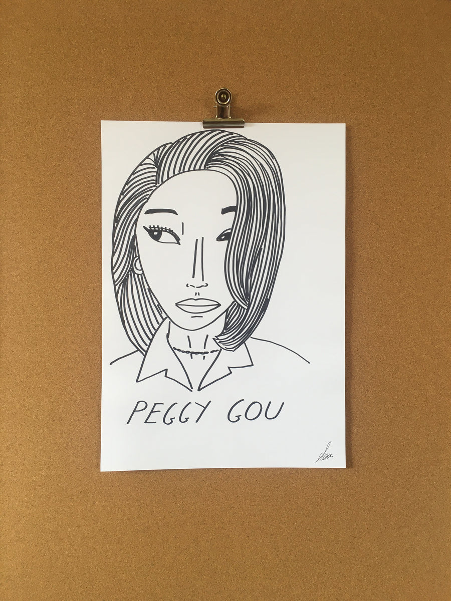 SOLD OUT - Badly Drawn Peggy Gou - Original Drawing - A3. – Badly Drawn ...